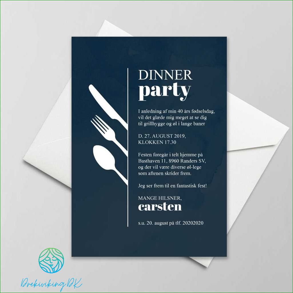Invitation skabelon - Få inspiration til din næste festinvitation ...